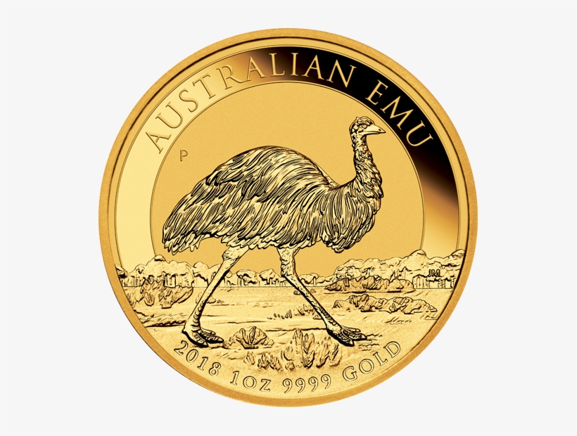 Gold In The Pure Form - Australian Emu 1 Oz Gold 2018 PNG Image ...