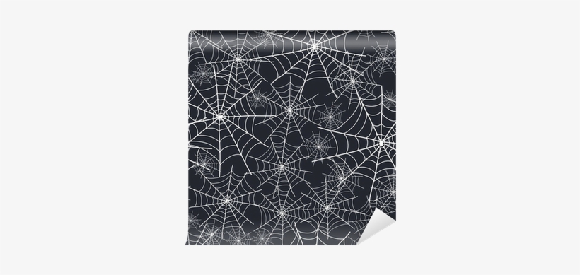 Vector Spiderweb Halloween Texture Seamless Pattern - Spider Web ...