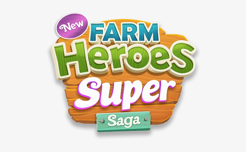 Tap Here To Play Now - Farm Heroes Super Logo PNG Image | Transparent ...