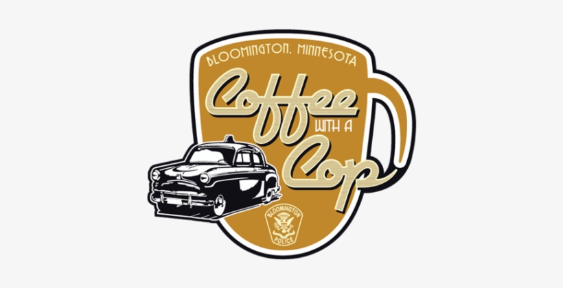 Coffee With A Cop - Bloomington Police Department PNG Image ...