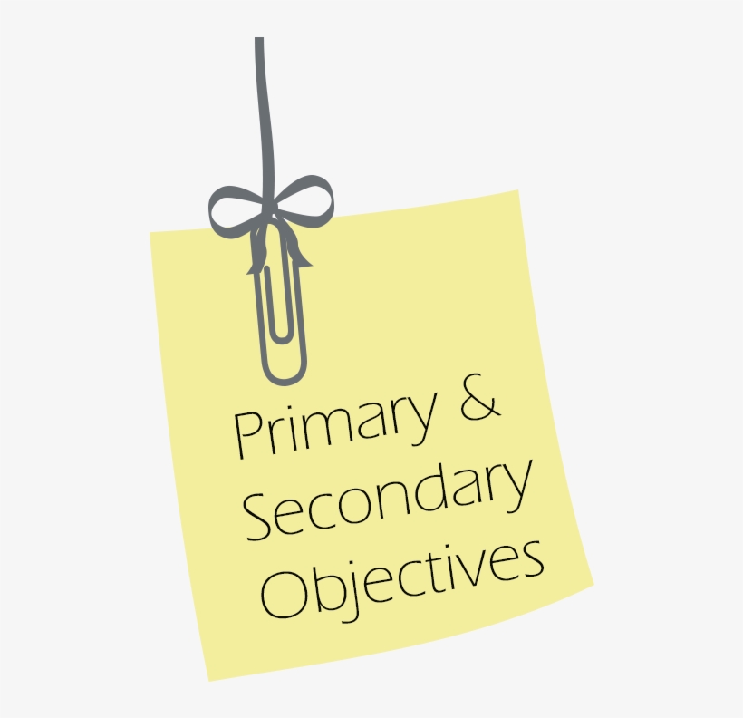 Primary And Secondary - Meeting's Objective PNG Image | Transparent PNG ...