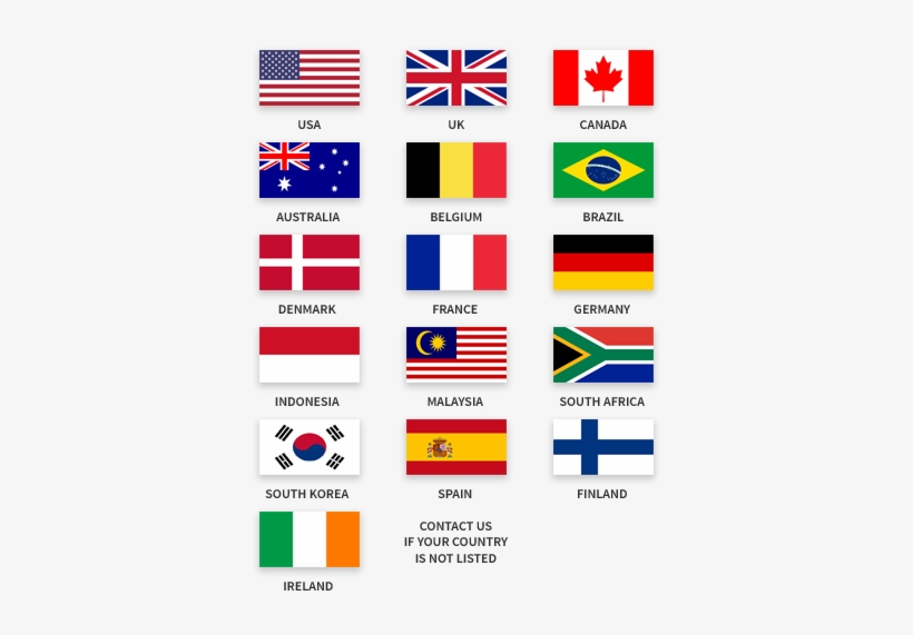 Download Countries That Support Sms - Asia Pacific Countries Flags ...