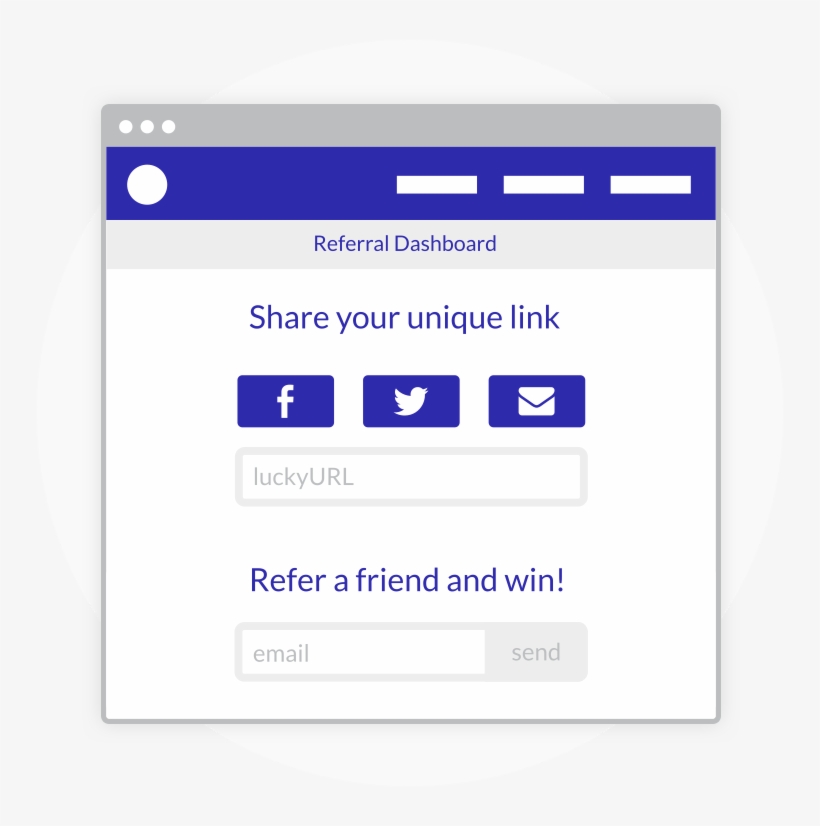 Refer A Friend Viral Loops Referral Template - Refer A Friend Design ...
