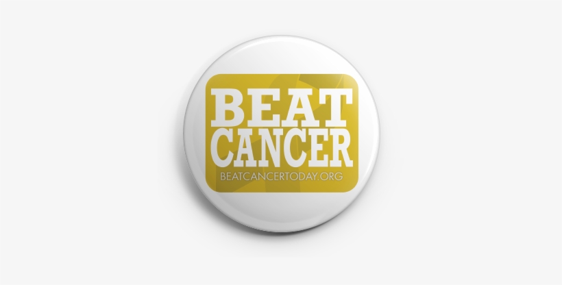 Beat Cancer Button - Beat Cancer Shirts PNG Image | Transparent PNG ...