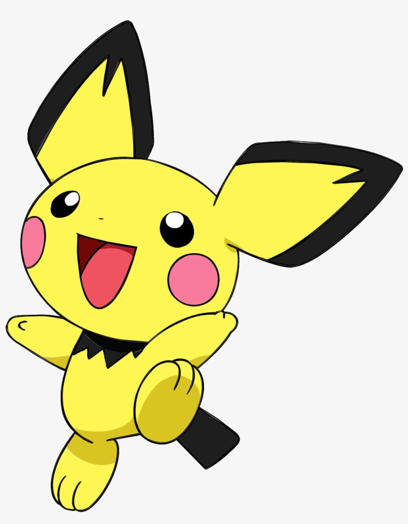 172pichu Os Anime 3 - Pichu Pokemon PNG Image | Transparent PNG Free ...