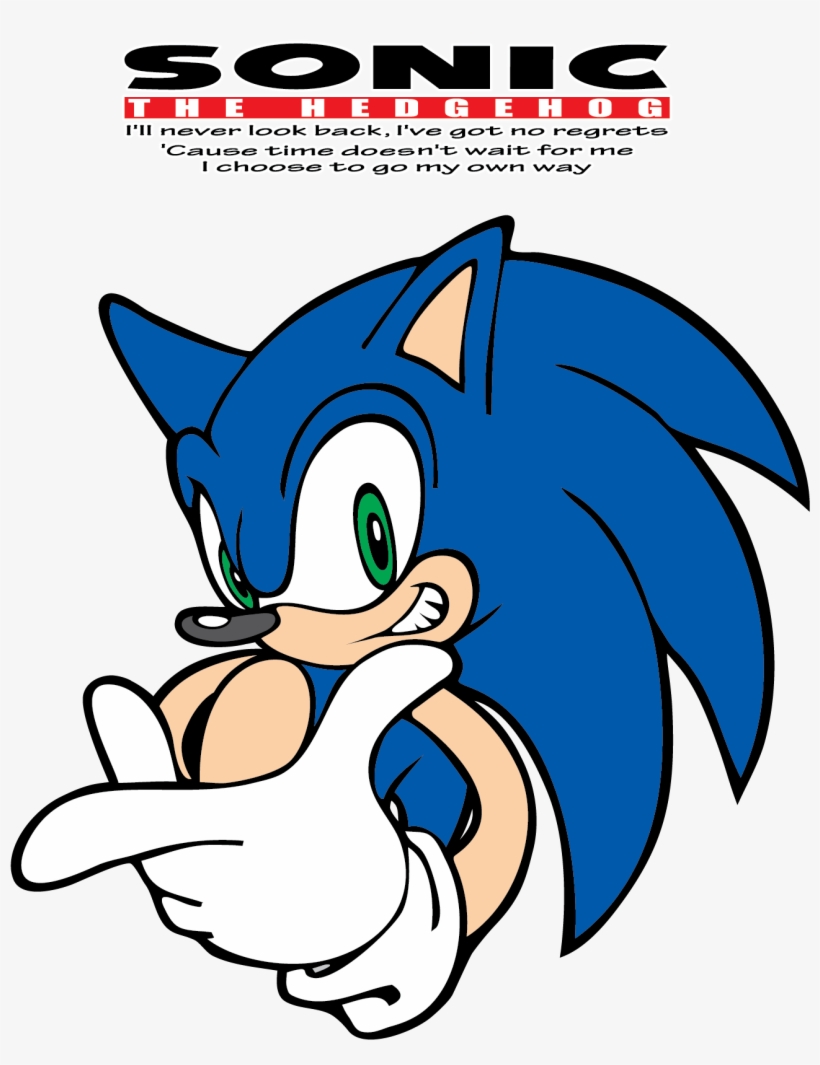 Sonic Flat Icon - Sonic The Hedgehog PNG Image | Transparent PNG Free ...