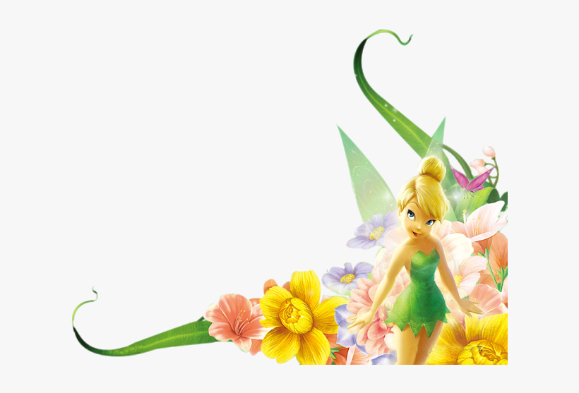 Download Tinkerbell Flowers Png - Tinkerbell Background | Transparent ...