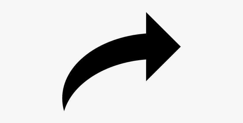 Download Curved Next Arrow Vector - Tilted Arrow Transparent Background ...