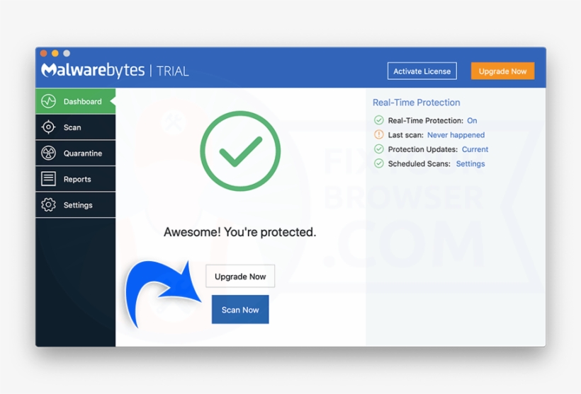 Malwarebytes Mac - Scan Now - Malwarebytes For Mac PNG Image ...
