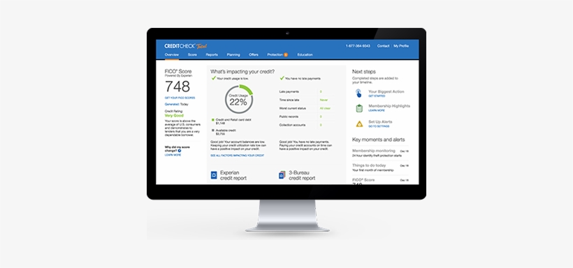 Get Your 3 Credit Reports & Fico® Scores* For $1 - Credit Check Total ...