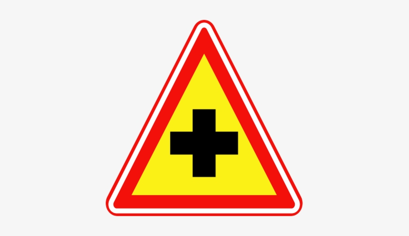 Sign Cross Roads Sign Crossroads Sign Traffic Sign - Cross Road Traffic ...