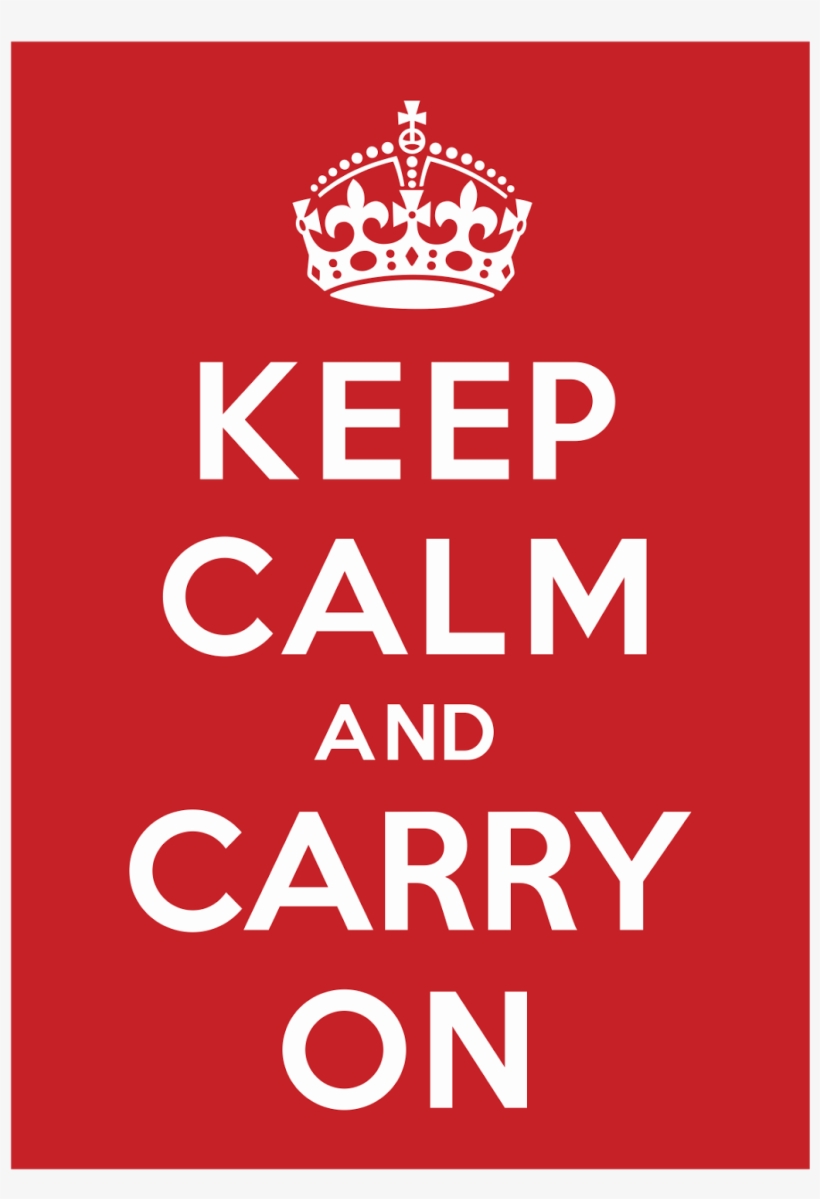 Keep Calm And Carry On Logo Vector - Keep Calm And Carry PNG Image ...
