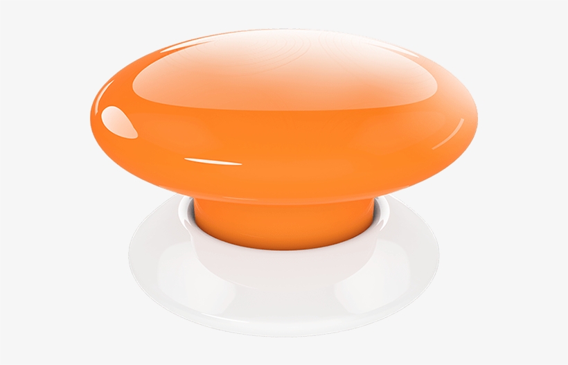 Fibaro Fgpb 101 - Fibaro The Button Orange PNG Image | Transparent PNG Free Download on SeekPNG