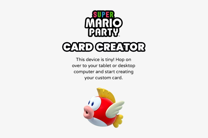 The Super Mario Party Card Creator Activity - Mario Party PNG Image ...
