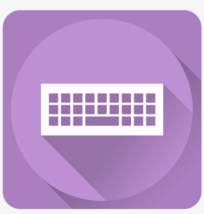 Keyboard Icon - Keyboard Icon Round Png PNG Image | Transparent PNG ...
