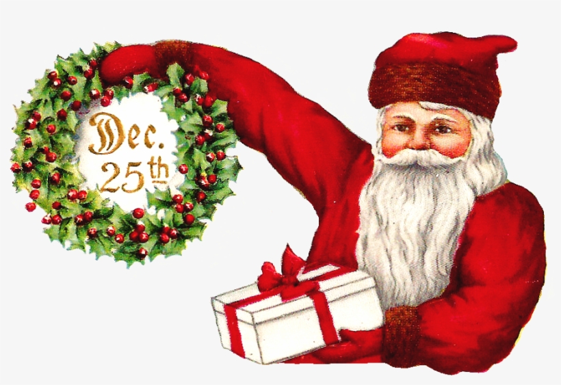 Santa Clip Art - Santa Claus Dec 25th Holidays 6 X Ceramic Tile ...