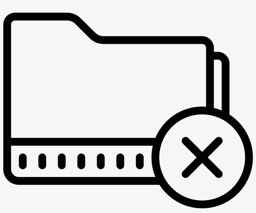 Download Delete Folder Icon - Icon | Transparent PNG Download | SeekPNG