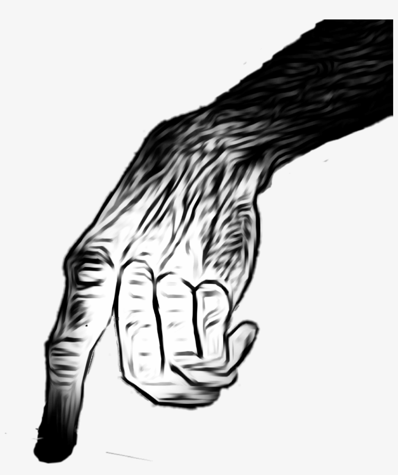 Download Zombie Ape Hand Scary Creepy Point Finger Cool Awesome - Hand ...