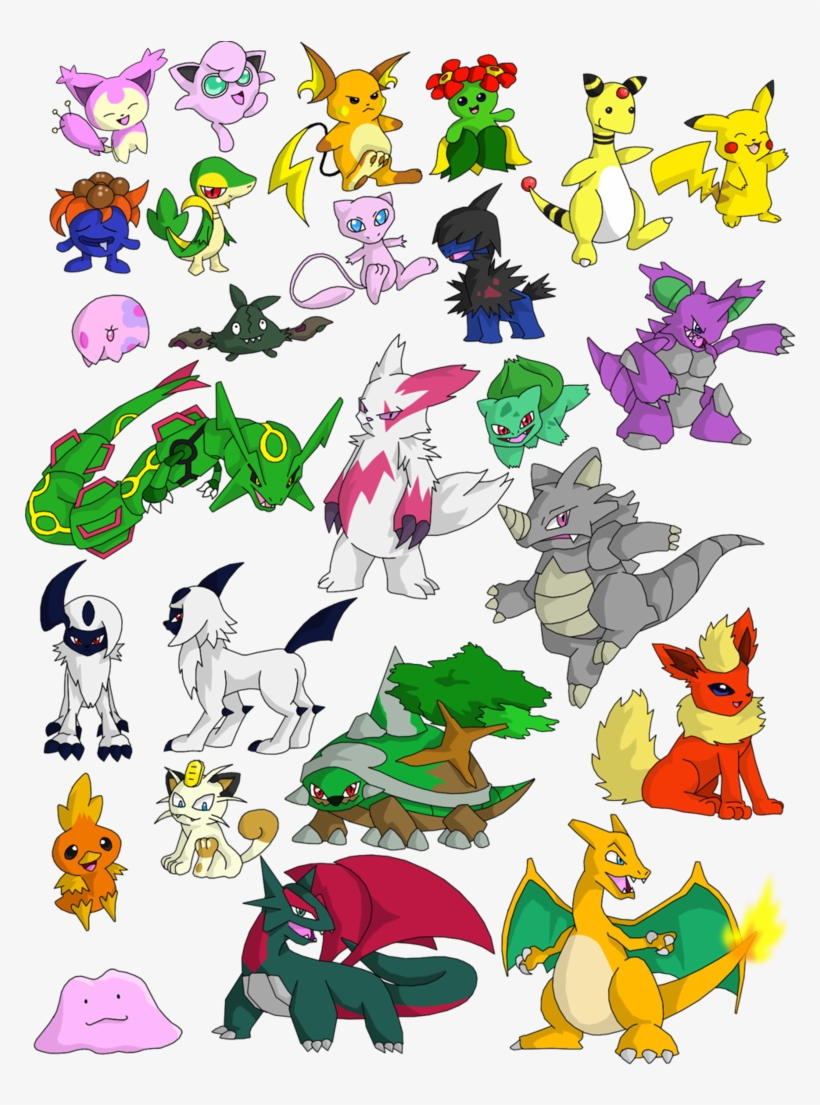 Lightning Clipart Pokemon - Fire And Ice Pokemons PNG Image ...