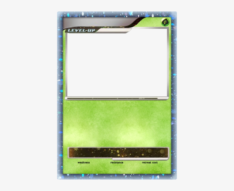 Pokemon Card Template Level X PNG Image | Transparent PNG Free Download ...
