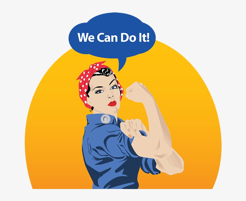 We Can Do It - We Can Do It Png PNG Image | Transparent PNG Free ...