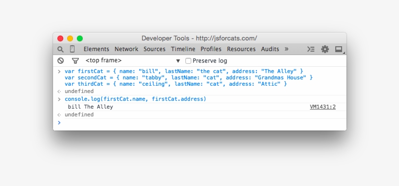 You Can Think Of Objects Like Keys On A Keyring - Console Log Funny PNG ...
