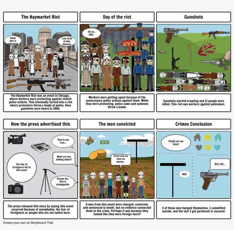 Download Haymarket Riot - Cartoon | Transparent PNG Download | SeekPNG