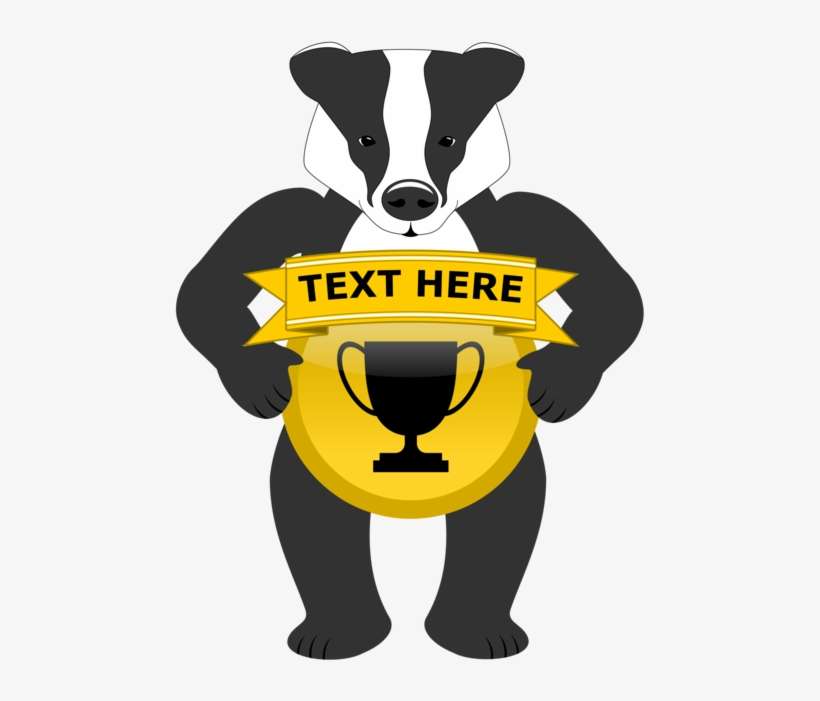 Birthday Gift Greeting & Note Cards Dog Honey Badger - Badger PNG Image ...