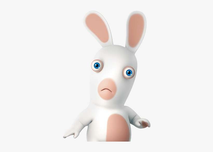 Rabbid - Rabbid Confused PNG Image | Transparent PNG Free Download on ...