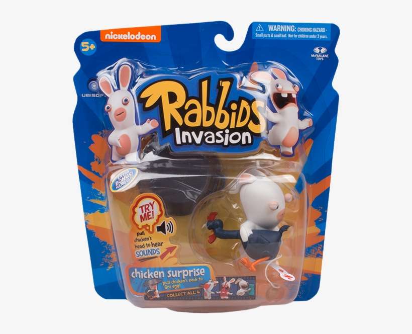 Rabbids Invasion Sounds And Action 3” Action Figure - Rabbids Invasion ...
