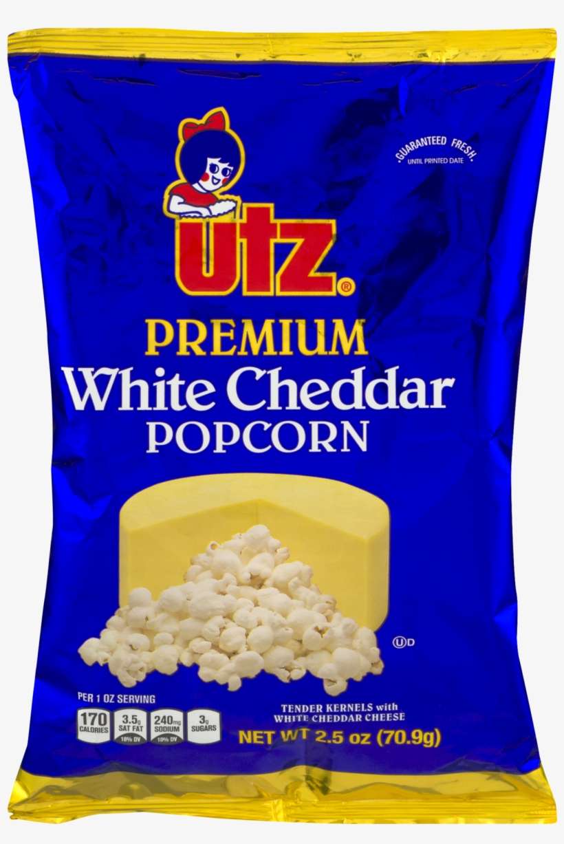 Download Utz White Cheddar Popcorn - 7 Oz Bag | Transparent PNG ...