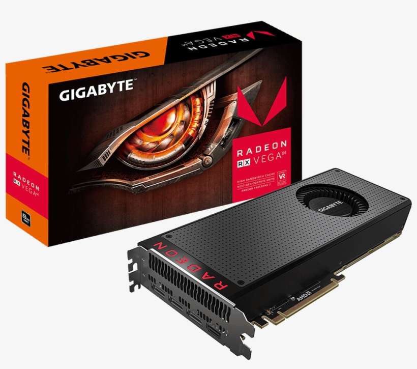 Gigabyte Rx Vega 64 8g Graphics Card PNG Image | Transparent PNG Free ...