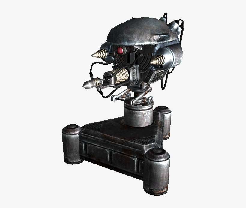 Mk-iv Turret - Fallout New Vegas Vault Turret PNG Image | Transparent ...