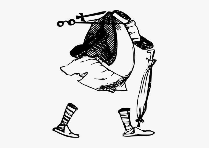 Vector Illustration Of An Abstract Man With - Invisible Man Clipart PNG ...