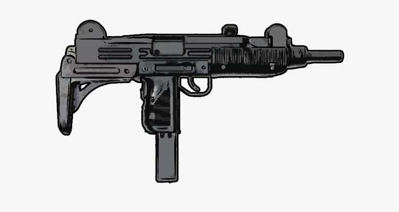 Download Uzi 9mm Submachine Gun | Transparent PNG Download | SeekPNG