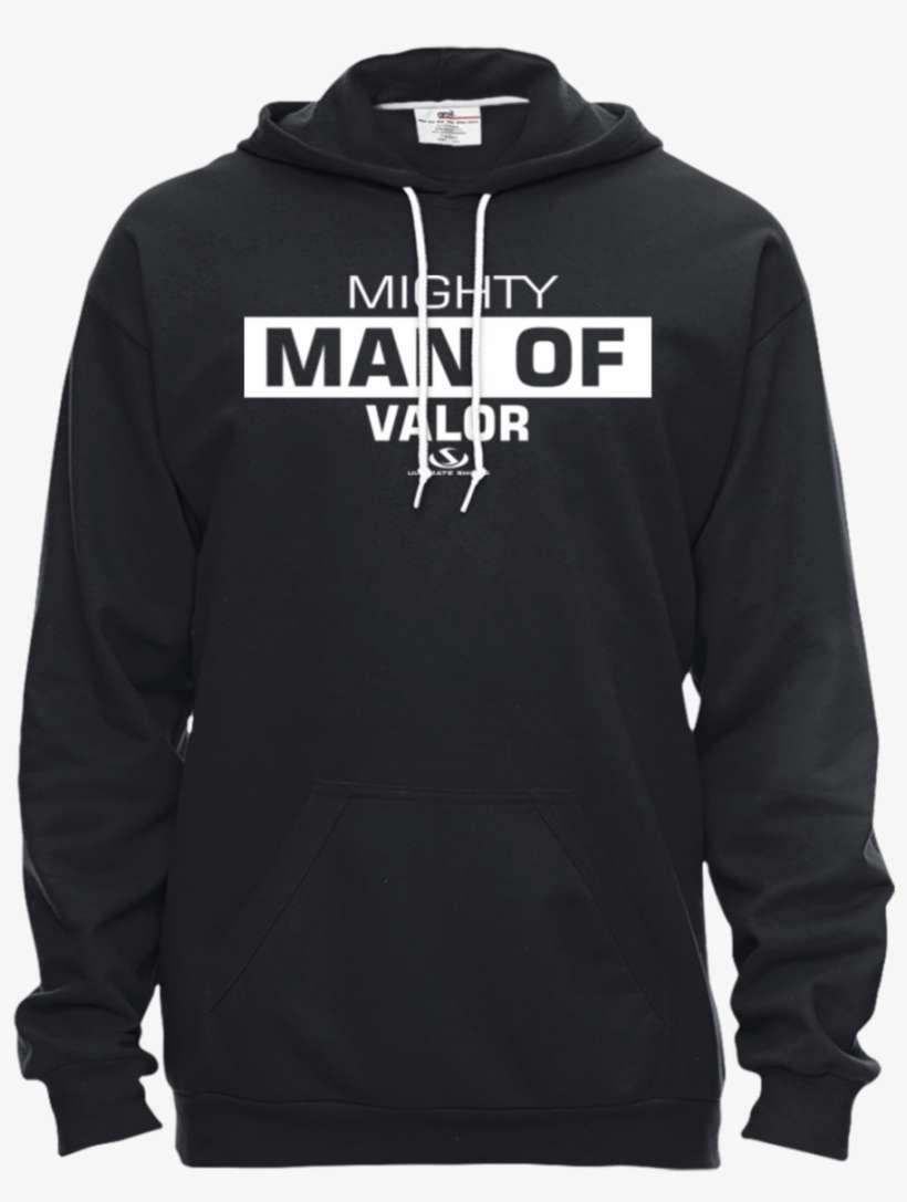 Mighty Man Of Valor Pullover Hooded Fleece - Hoodie PNG Image ...