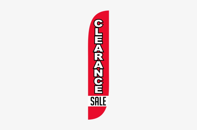 Clearance Sale Feather Flag Red - Sales PNG Image | Transparent PNG ...