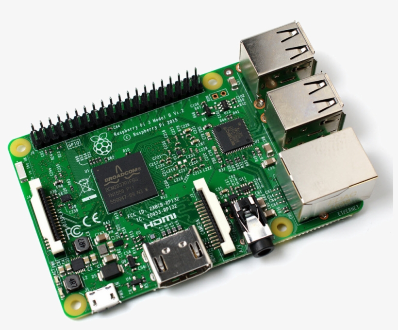 Raspberry Pi 3 Model B - Single Board Computer 2018 PNG Image ...