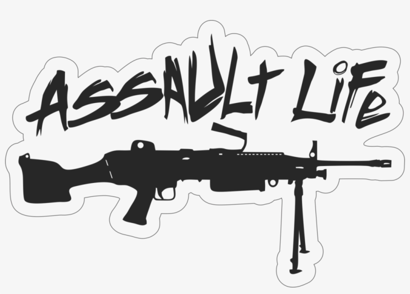 Assault Life Tactical M249 Lmg - Gun Used In Las Vegas Shooting PNG ...