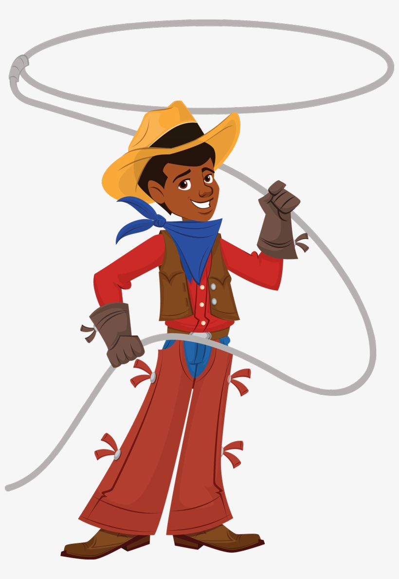 Pink Cowgirl Lasso Clipart - Cowboy With Lasso Clipart PNG Image ...