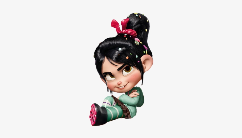 Vanellope Von Schweetz Sitting Render - Vanellope Von Schweetz Png PNG ...