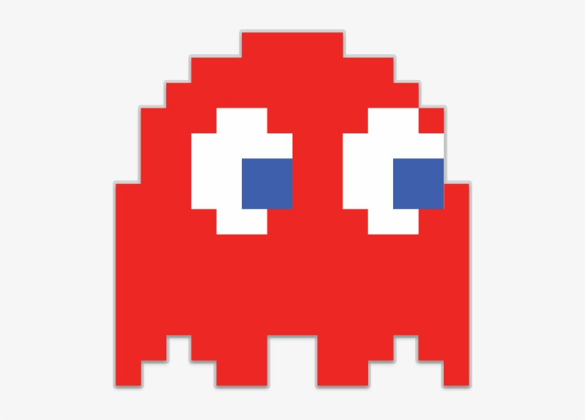 Download Pac - Pacman Ghost Red Png | Transparent PNG Download | SeekPNG