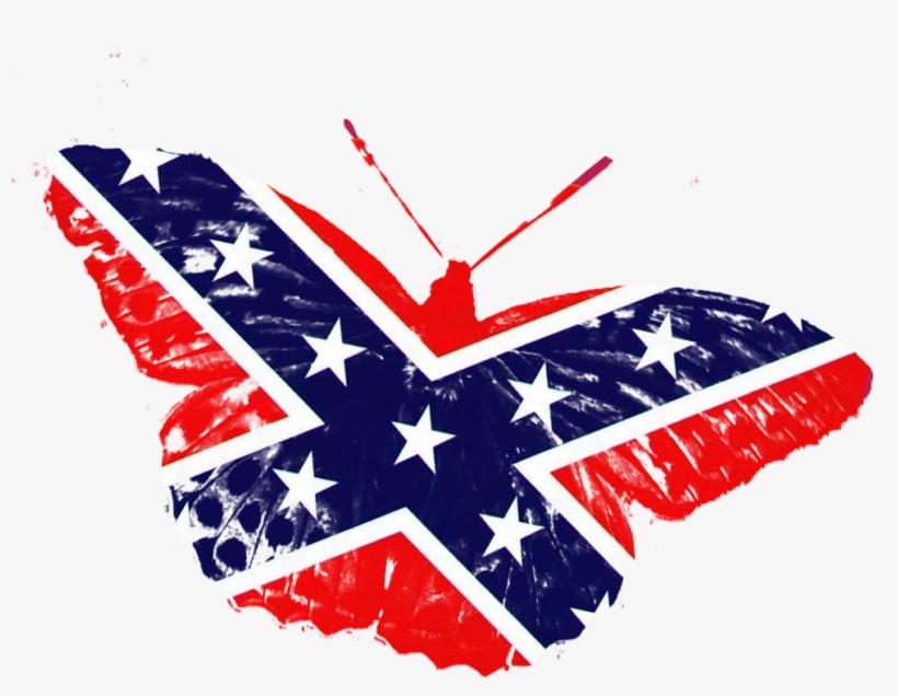 Rebel Graphics - Rebel Flag Butterfly PNG Image | Transparent PNG Free ...