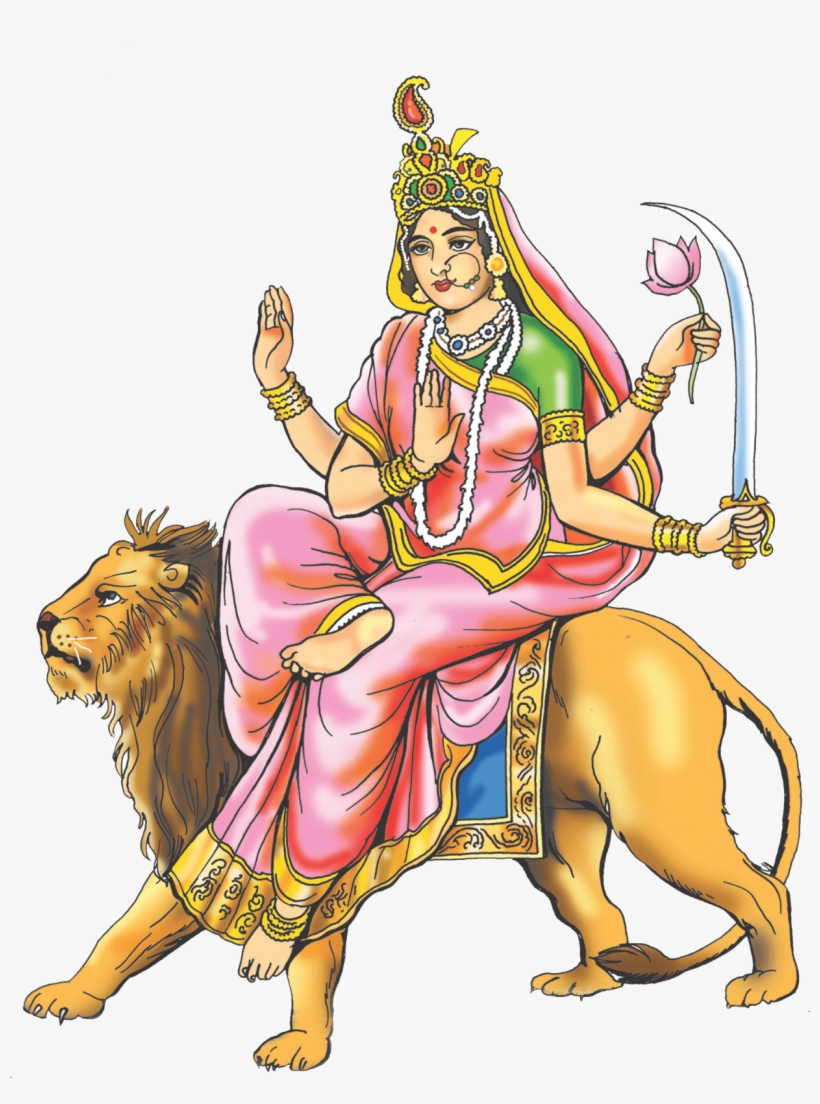 Nav Durga Transparent Image - Goddess Skanda Mata Png PNG Image ...
