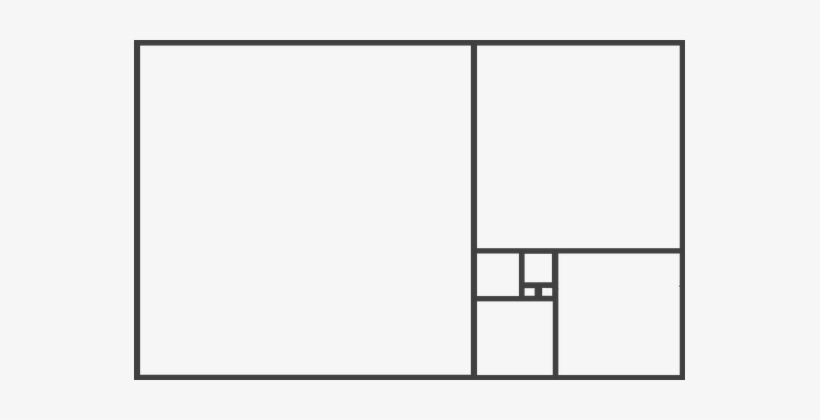 Fibonacci Golden Ratio Template Repetition - Diagram PNG Image ...