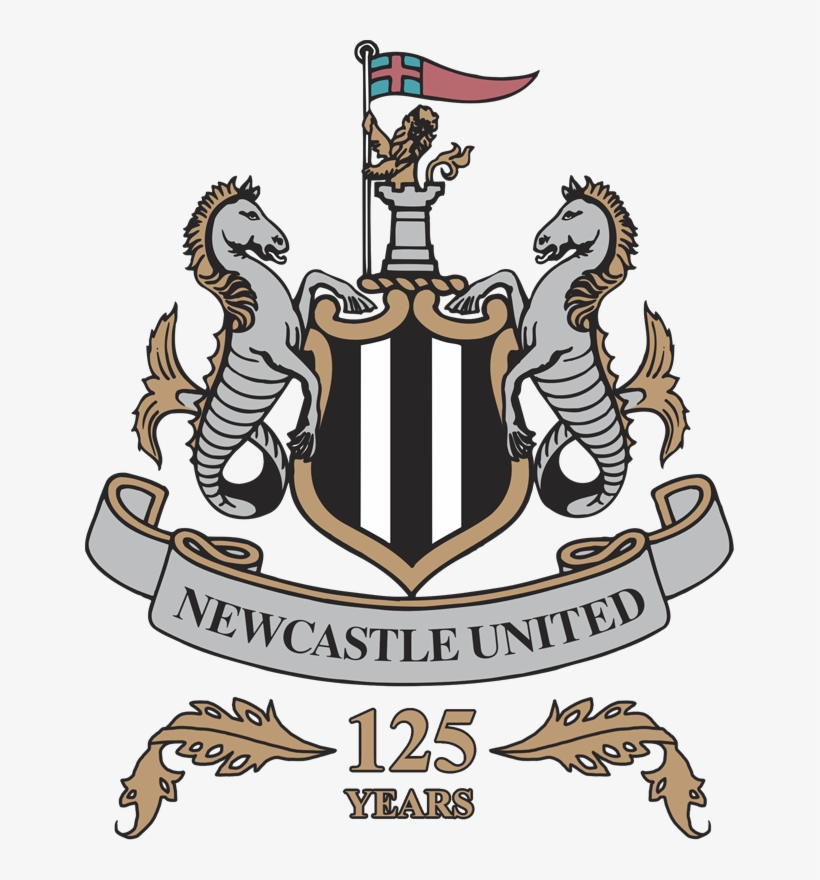 Download Nufc125 - Newcastle United 125 Years Logo | Transparent PNG ...