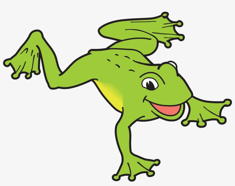 Frog Clipart Swimming - Drawing PNG Image | Transparent PNG Free ...