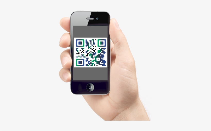 Hand Holding Mobile Qrcode - Qr Code Hand Png PNG Image | Transparent ...