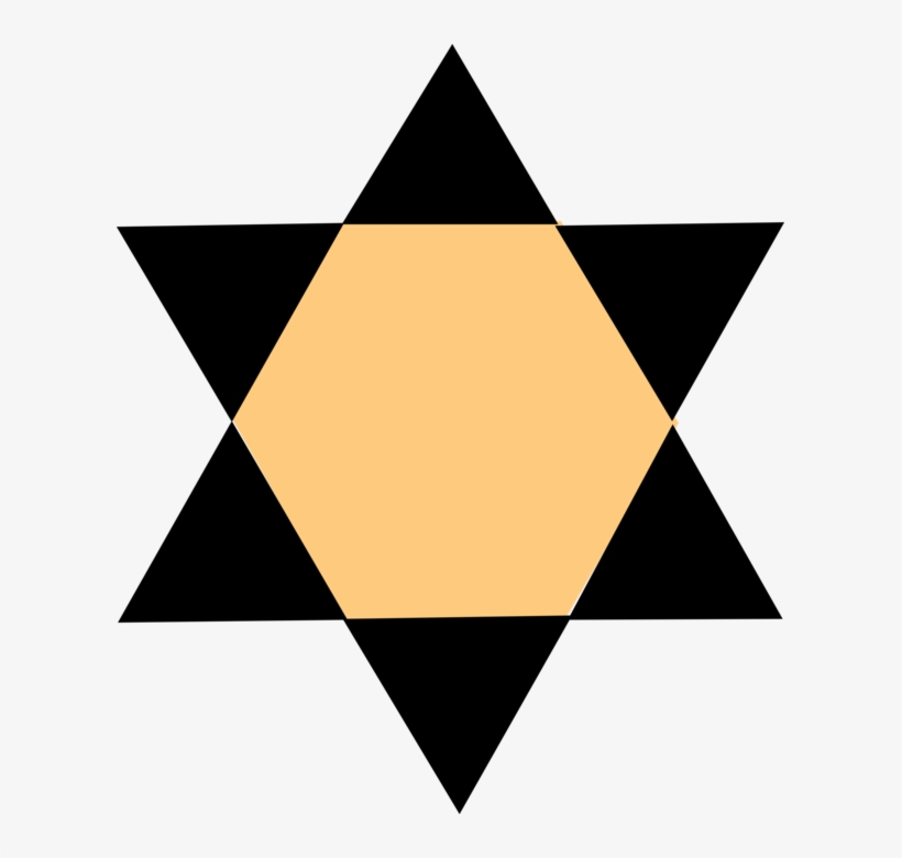 Vector Illustration Of Star Of David Shield Of David - Color PNG Image ...