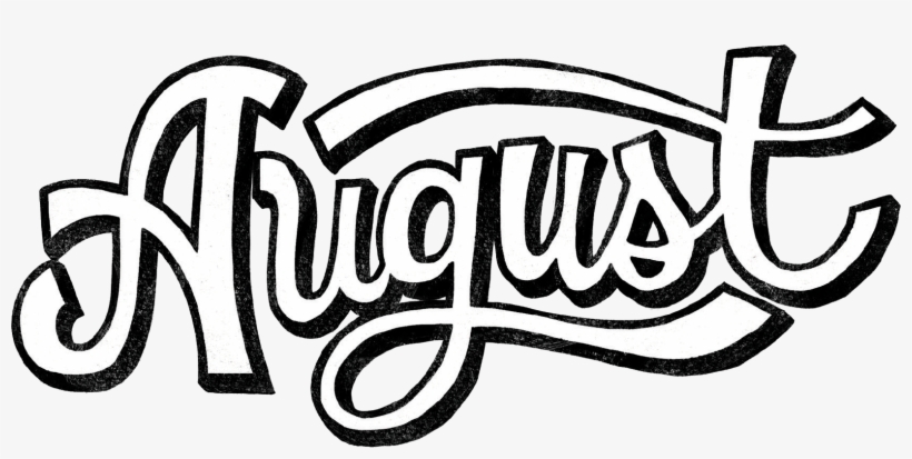 Month Of August Clipart PNG Image | Transparent PNG Free Download on ...